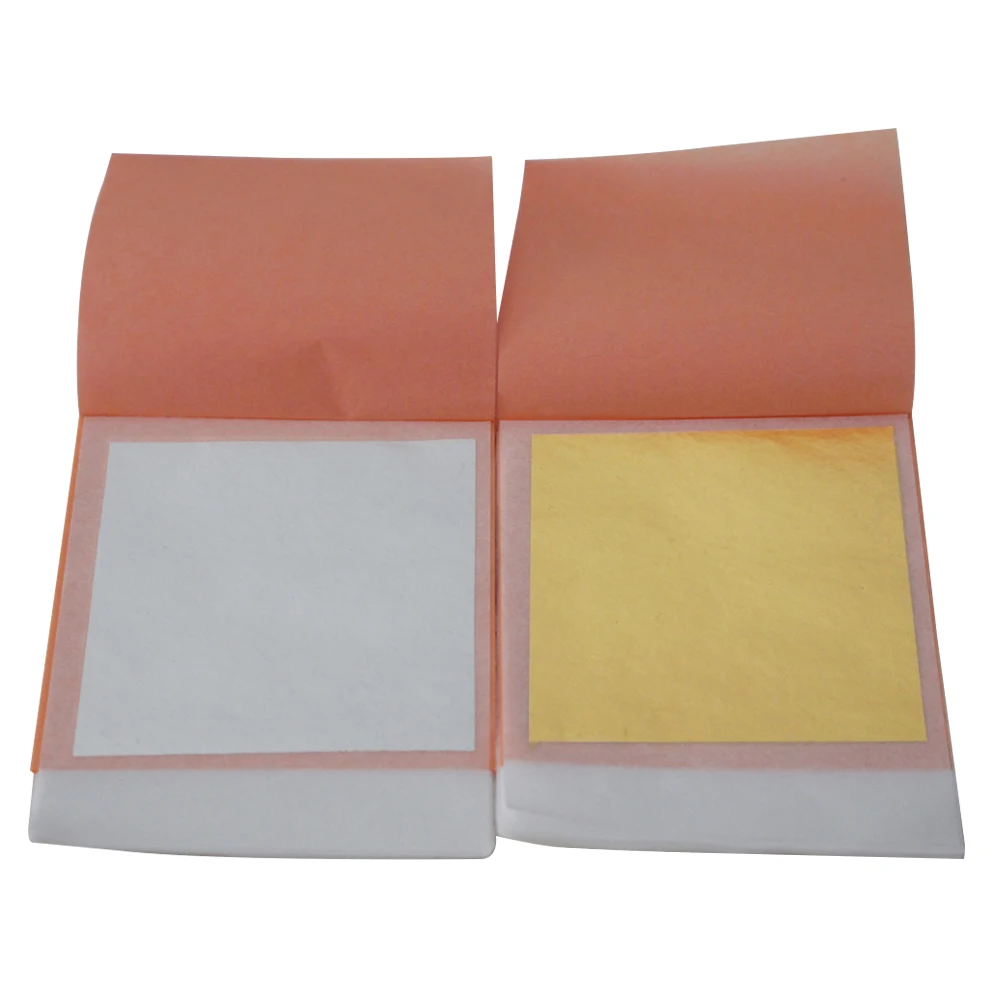 24K Gold Leaf Foil 10pcs For One Booklet Transfer Gold silver Leaf genuine Gold Leaf free 24k-gold-leaf-foil-10pcs-for-one-booklet-transfer-gold-silver-leaf-genuine-gold-leaf-free