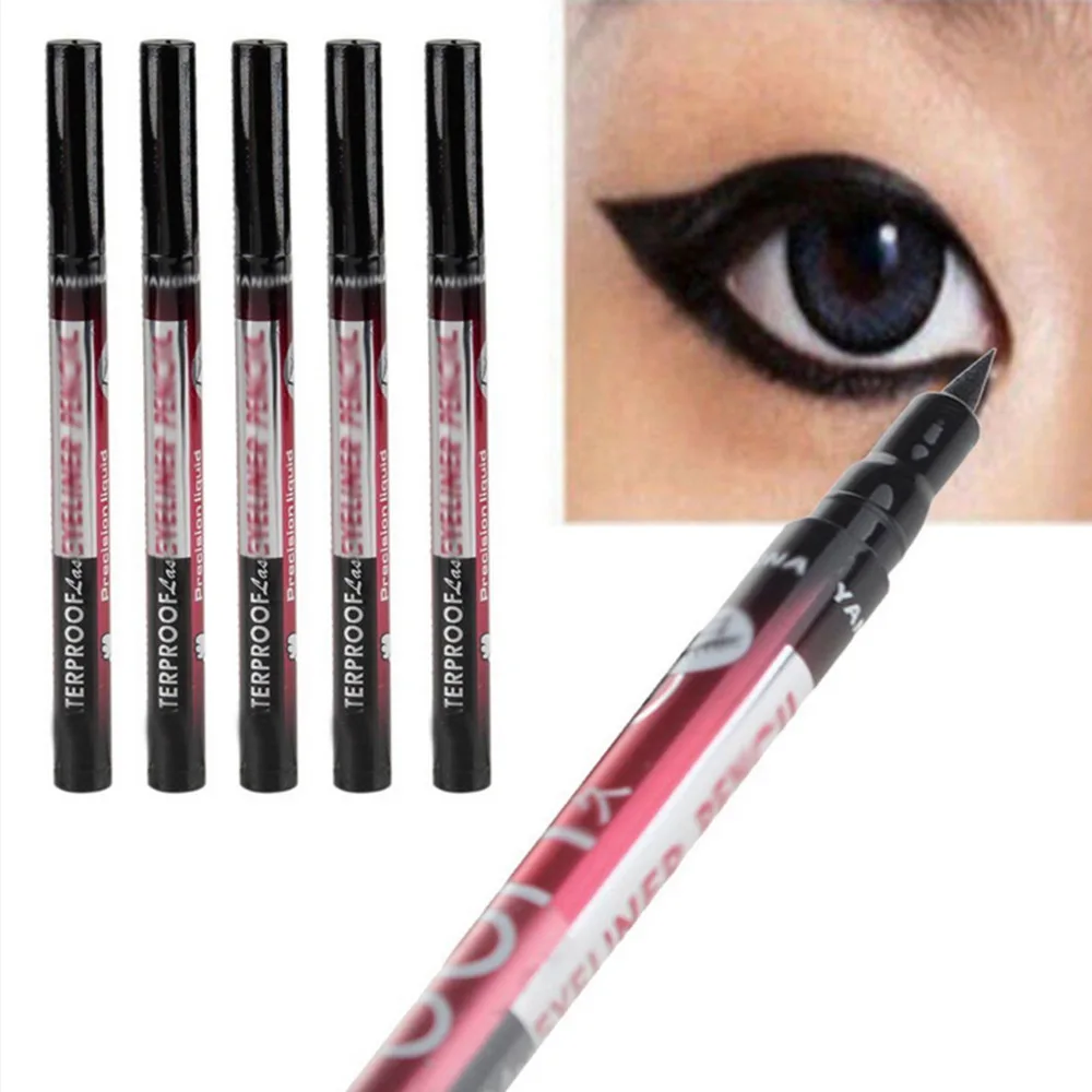 1 Pcs Black Long Lasting Eye Liner Pencil Waterproof Eyeliner Smudge-proof Cosmetic Beauty ...