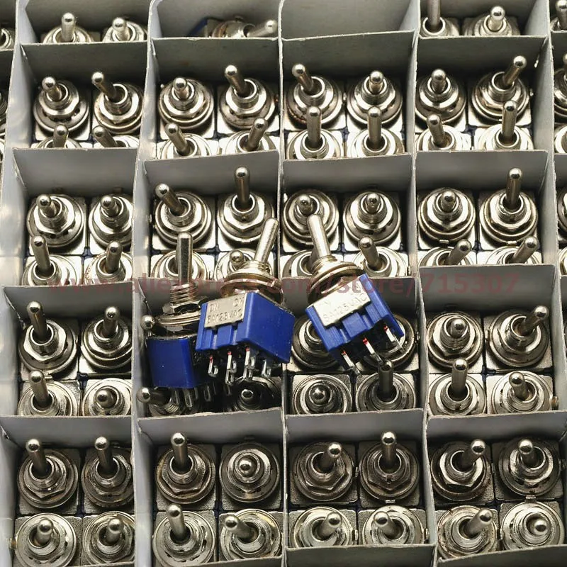 PHISCALE 10pcs double toggle switches Toggle Rocker Switches on on ...