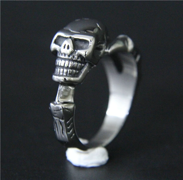 Size 8 13 Fashion Sharp Claws Skull Ring 316L Stainless Steel Man Cool ...