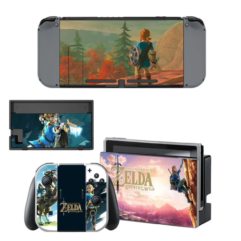 The Legend of Zelda Skin Sticker for Nintendo Switch Console ...