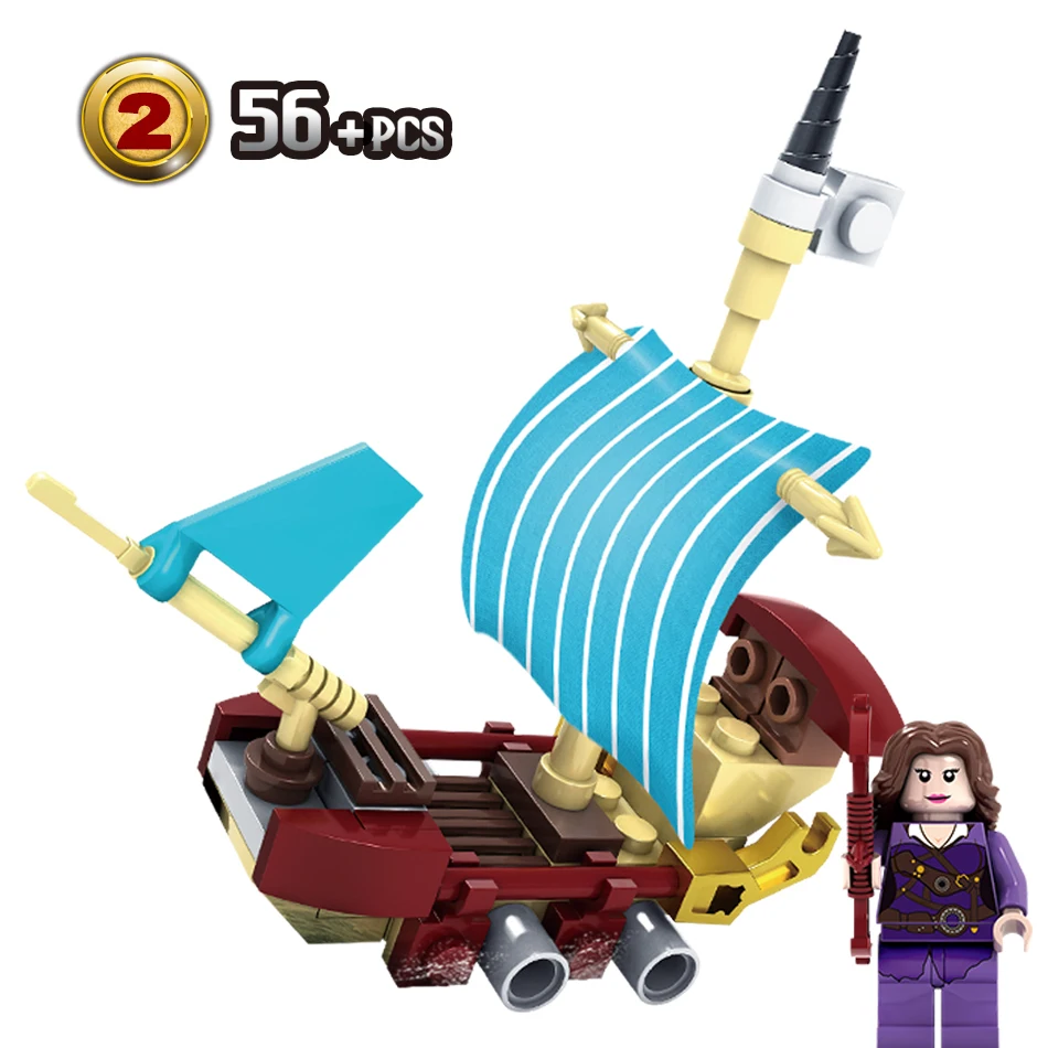 6pcs Lot Pirates Of The Caribbean Brick Bounty Pirate Ship Boat