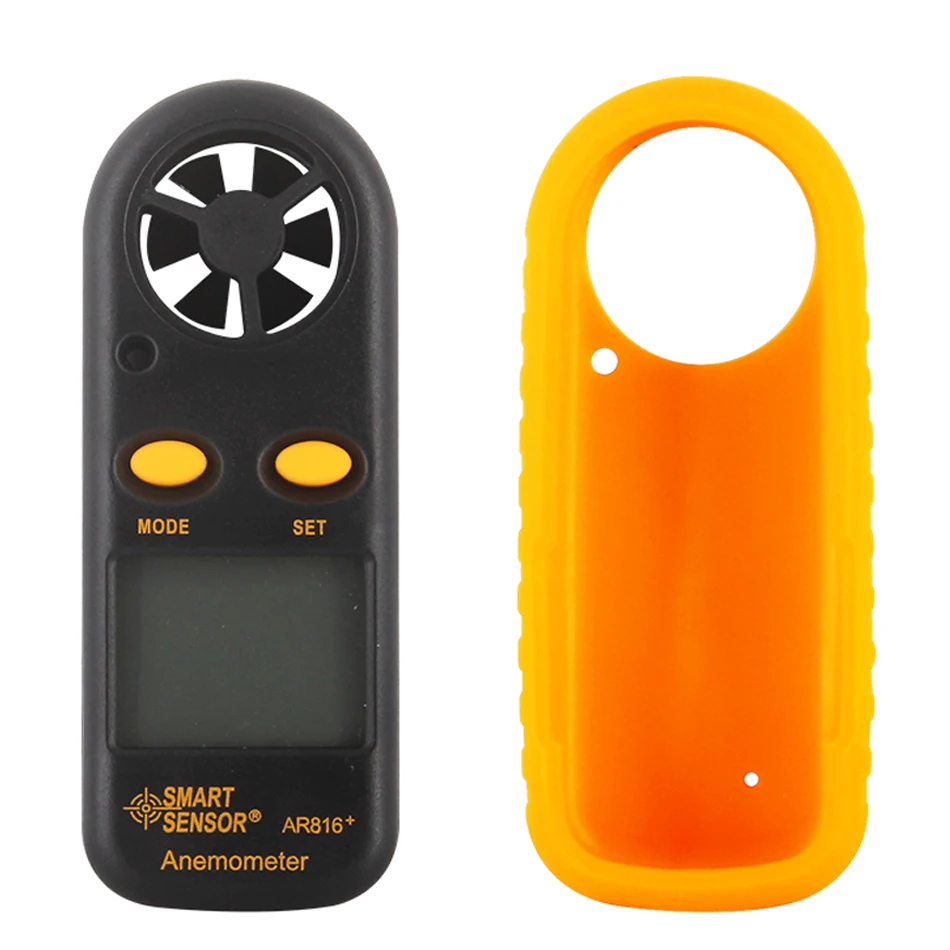 Smart Sensor AR816 Handheld Digital Anemometer Wind Speed Temperature ...