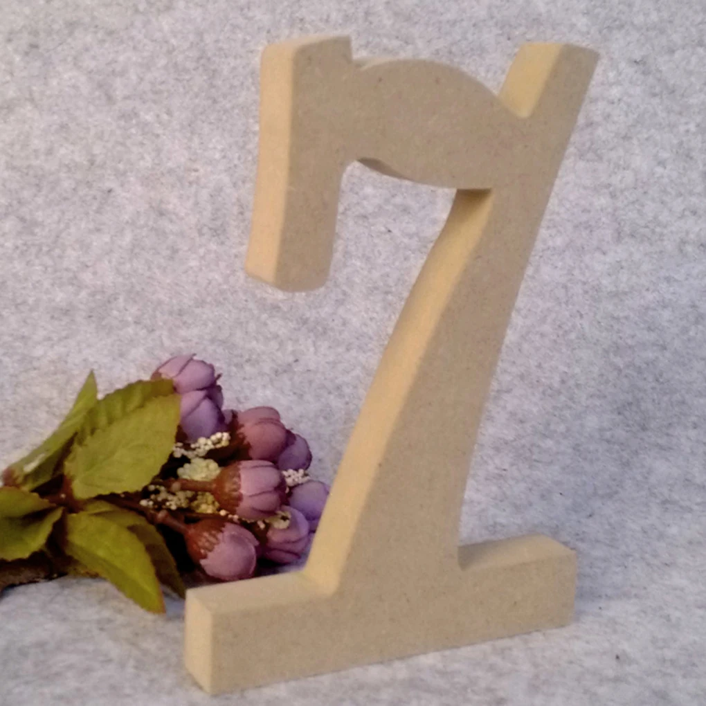 Wedding Table Number Size