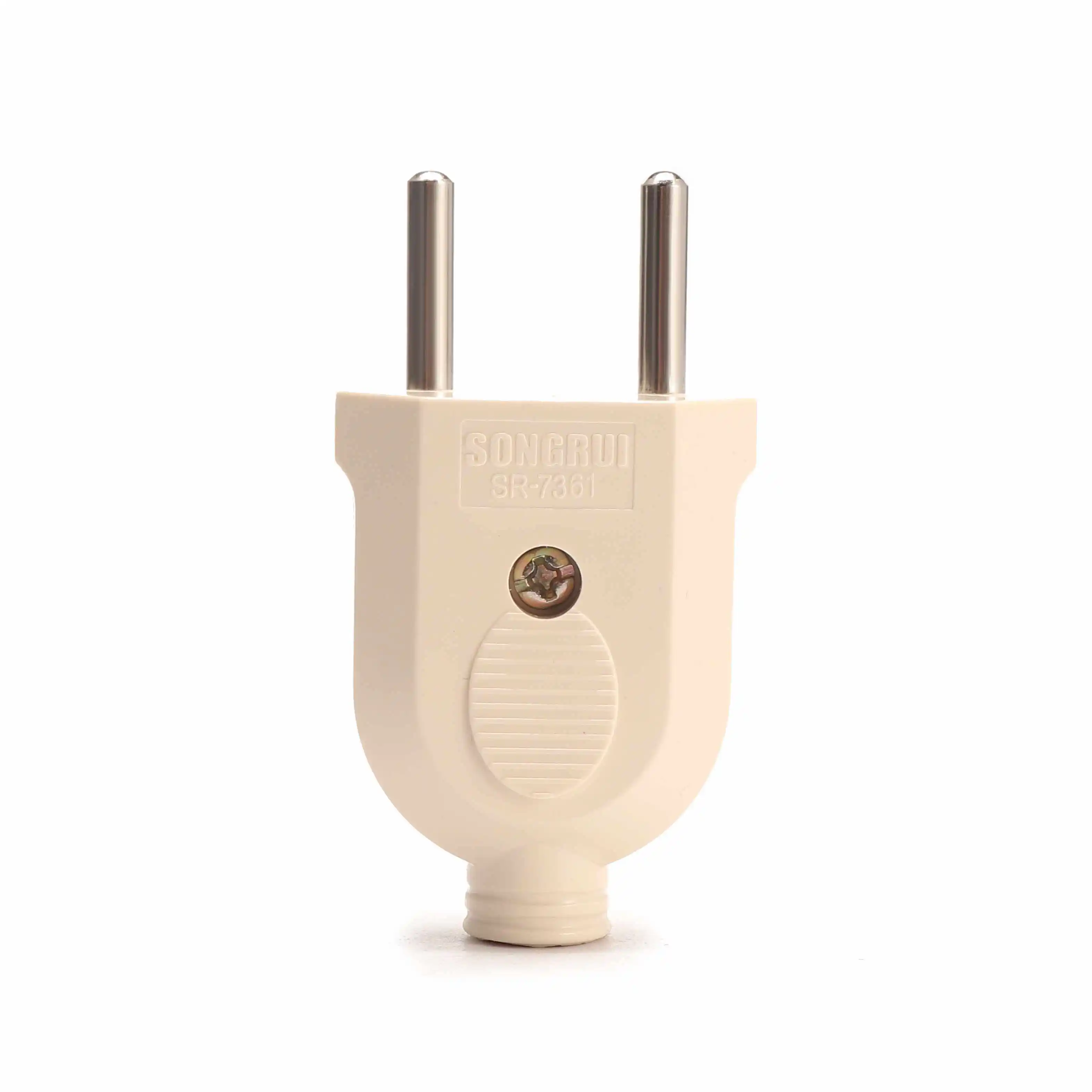 HA 17 EU Wire Plug Residential Round Pins Plug 10A 250V 2 Pins Plug for ...