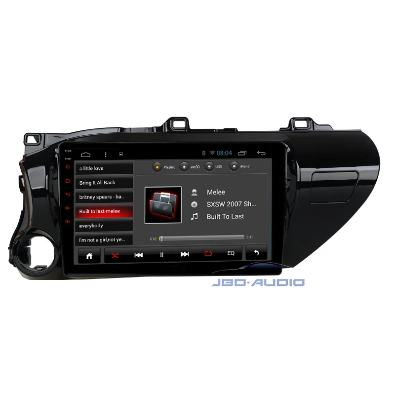For toyota radio gps Hilux 2018 android car radio 8.1 system with FM AM ...