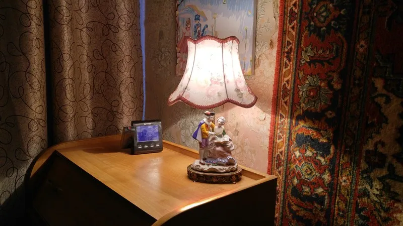 SSimple Pink Lace Desk Lamp Lampshade, Flower Pattern Textile Fabrics ...