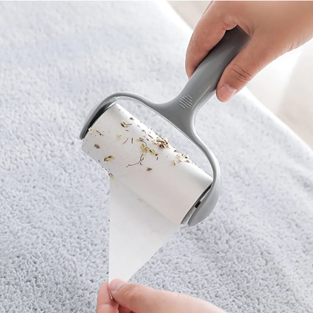 Sticky Hair Lint Roller Cleaning Remove Pet Brush Clothes Fluff Picker ...