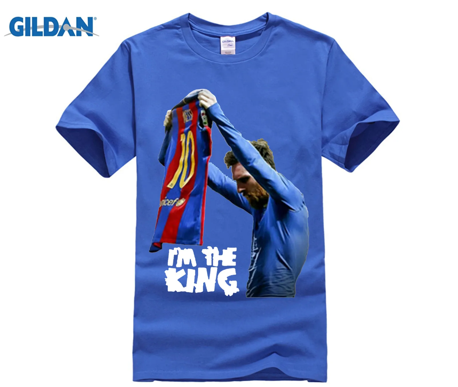 GILDAN T shirt for Lionel Messi fans new design The King 500 goals T ...