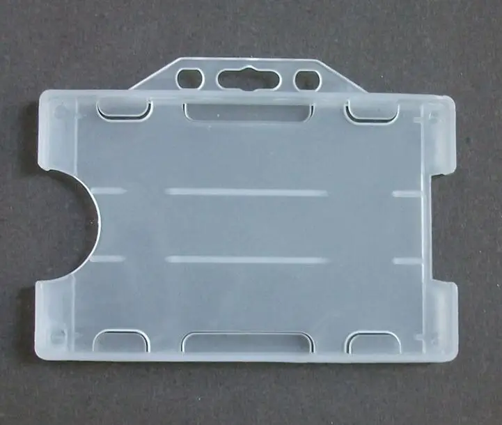 Frosty White Rigid Plastic ID Card Holder Identity Sleeve Case 1 2 3 4 frosty-white-rigid-plastic-id-card-holder-identity-sleeve-case-1-2-3-4