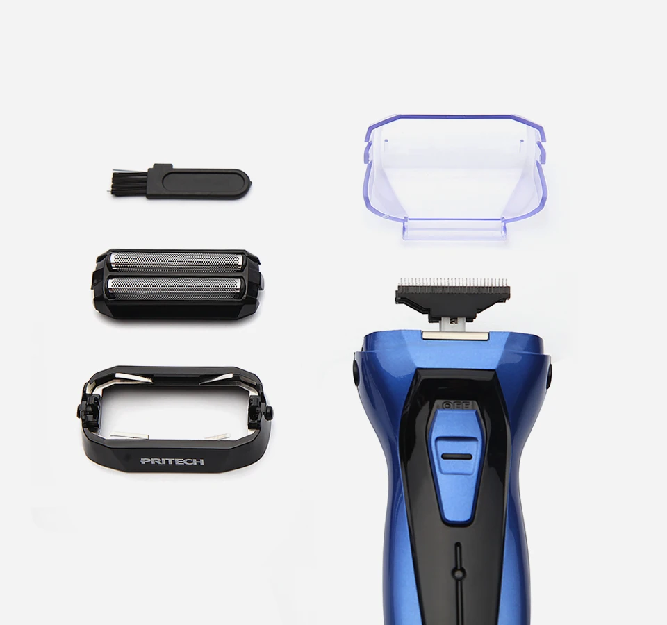 PRITECH Electric Shaver Rechargeable Electric Razor Shaver For Men ...