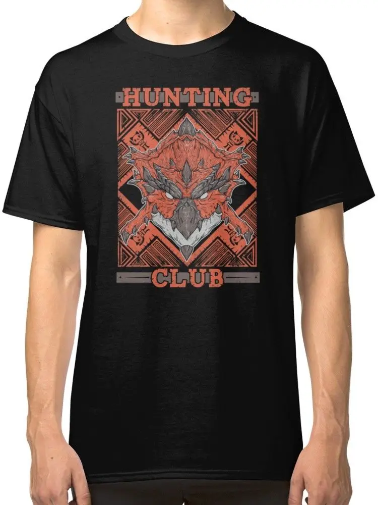 Monster Hunter Huntinger Club Rathalos Black T Shirt Tees Clothing|T ...