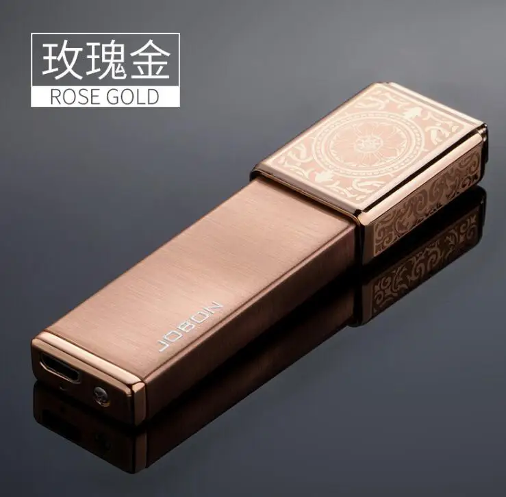 Jobon creative USB charging lighter, ultra thin windbreak electronic ...