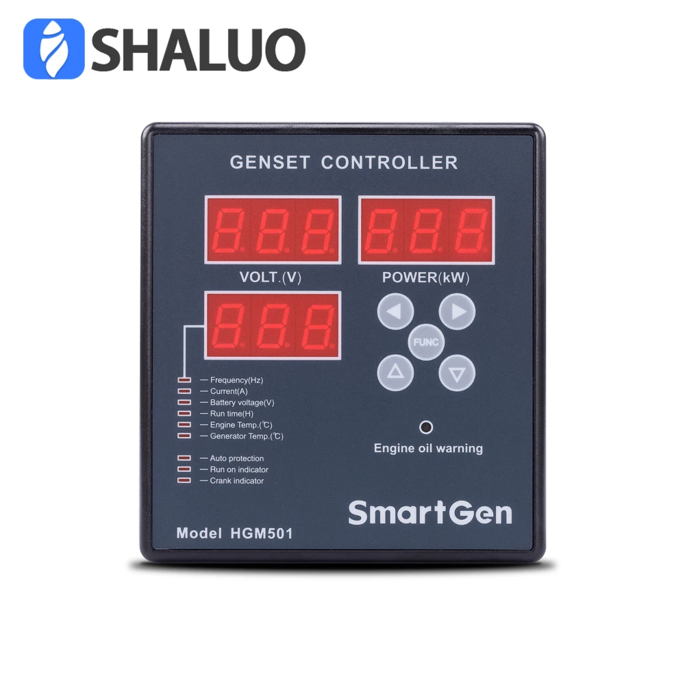 众智 HGM501 DC 9-18V启停发电机组控制器模块柴油汽油发电机LED-阿里巴巴