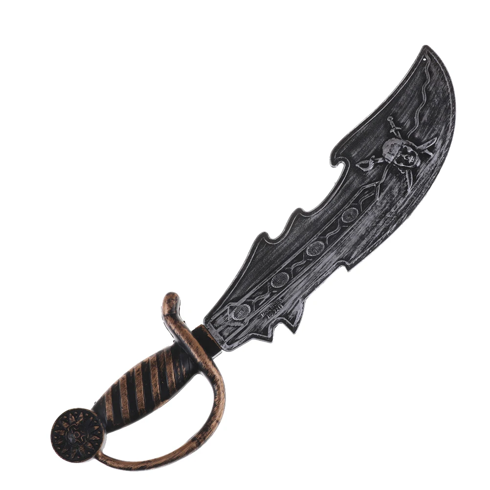 Silver Pirates Toy Halloween Masquerade Performance Props Pirates Sword ...
