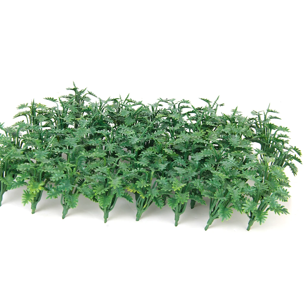 50pcs Trees Model Ground Cover Grass Forest Making Accessories O Scale ...