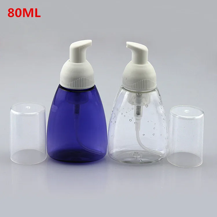 Venta al por mayor alta calidad 50X80 ml botellas transparentes/azules ...