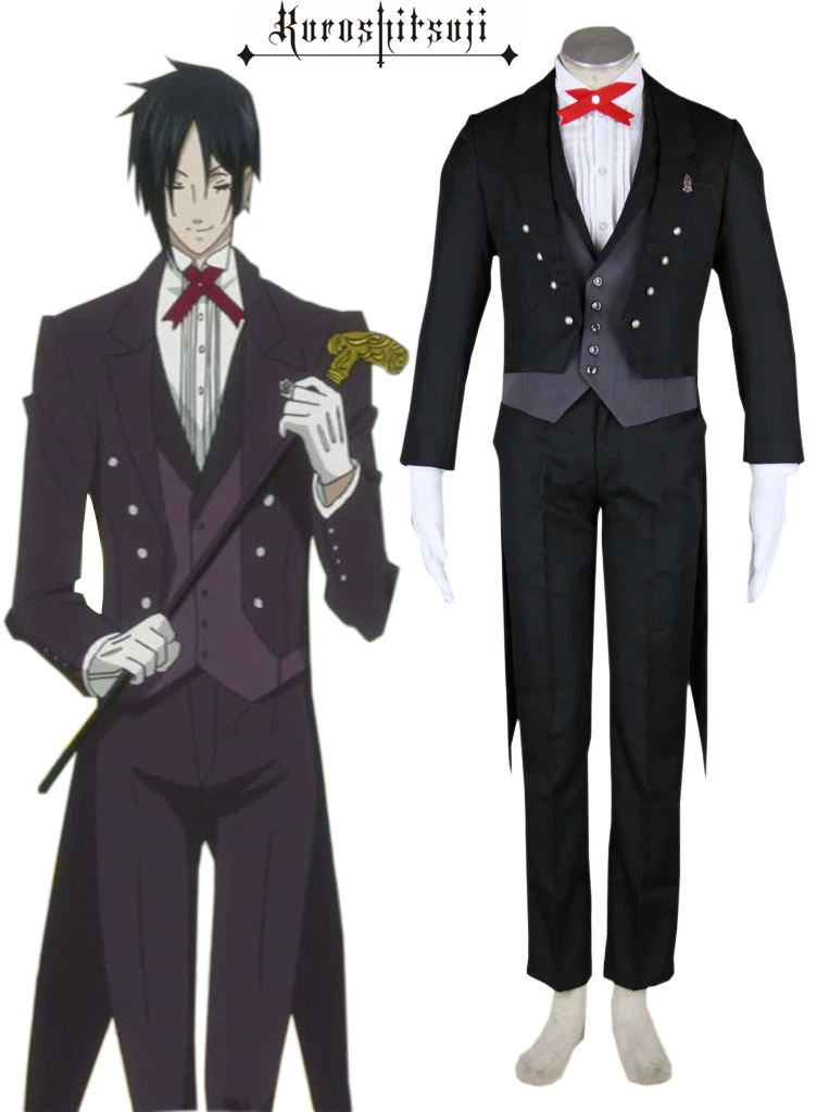 Free-Shipping-Black-Butler-Kuroshitsuji-Sebastian-Michaelis-Butler ...