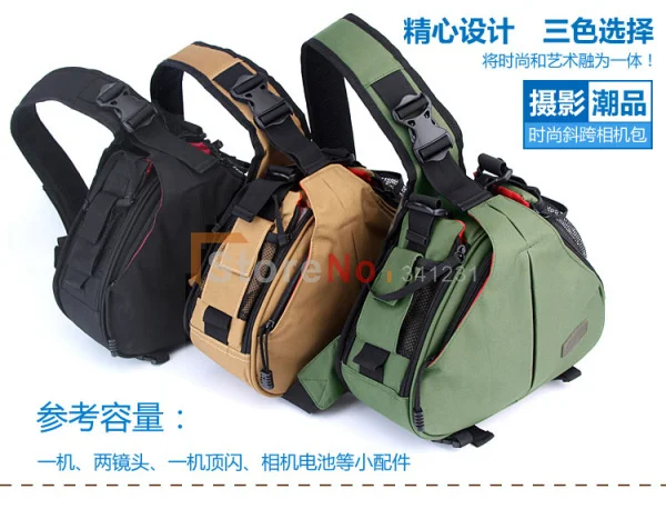 Caden-K1-Shoulder-Camera-Bag-Video-Portable-diagonal-Triangle-Carry ...