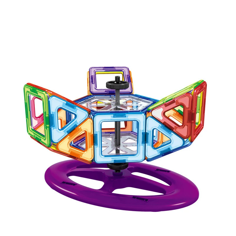 92pcs Ferris Wheel DIY Magnetic Blocks Magnetic Construction Blocks ...