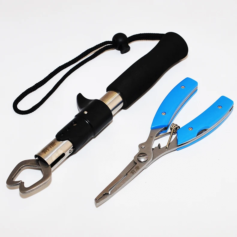 22cm 118g Stainless Steel Fish Grip Lure Clamp Hand Controller Holder ...