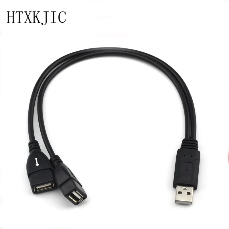 Top Quality Hot Sale For Laptop New USB 2.0 Male To 2 Dual USB Female ...
