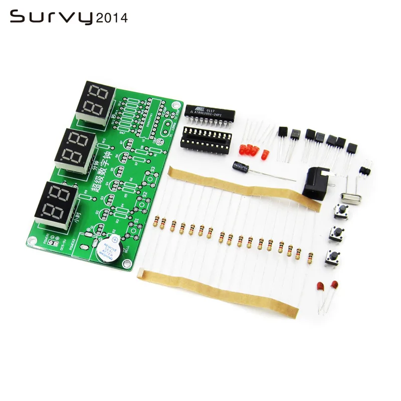 AT89C2051/DS3231 Digital 4/6 Bits Electronic Clock Electronic ...