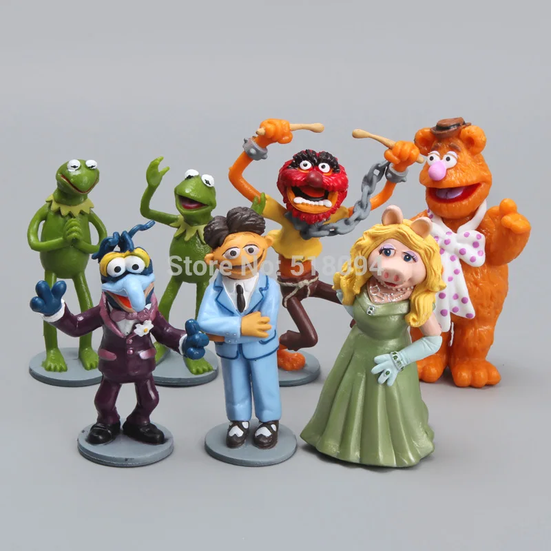 Free Shipping Anime Cartoon The Muppets PVC Action Figure Model Toys ...