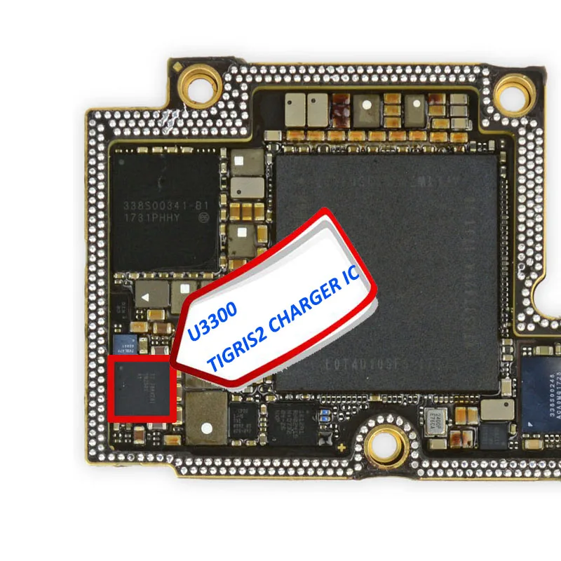 10 unids/lote 100% nuevo SN2500A1YEWR para iphone X 8 8plus TIGRIS2 ...