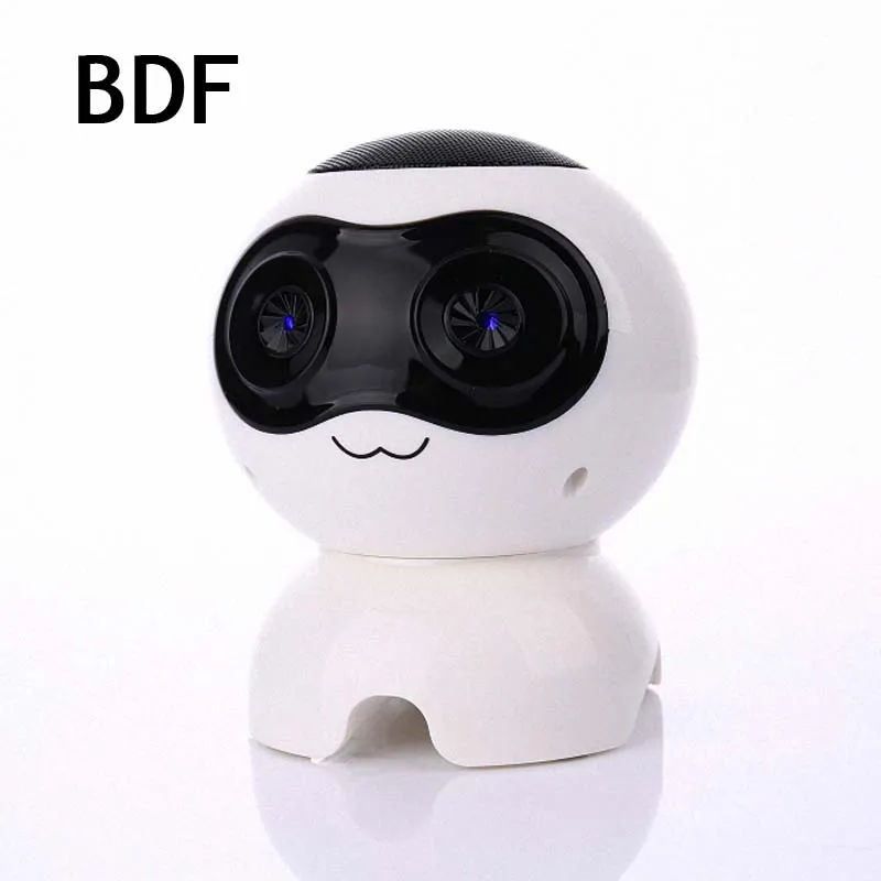 BDF Cute Animal Mini Portable Speakers F2 TF USB MIC 3D Stereo Sound ...