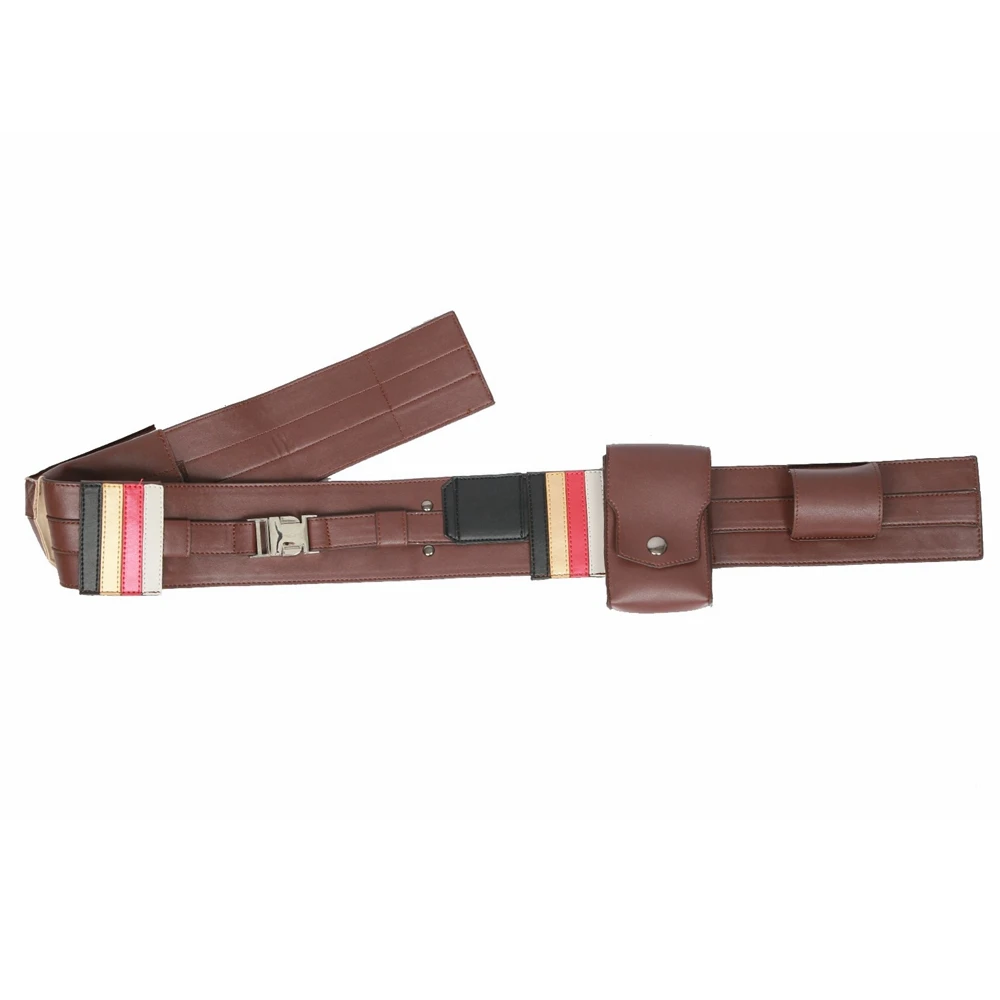 Star Wars Anakin Skywalker Cosplay Brown Belt With Two Pouches For Men ...