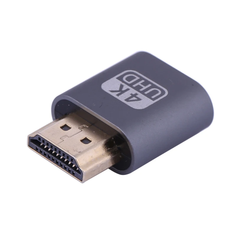 Vga 가상 디스플레이 어댑터 Hdmi Ddc Edid 더미 플러그 헤드리스 고스트 디스플레이 에뮬레이터 잠금 플레이트
