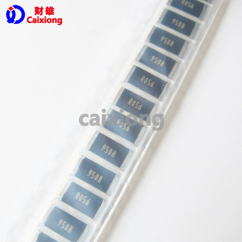 50 pcs 2512 SMD 저항 1W 1% 0.056R 0.056 옴 R056 6432 56mR 56 mohm 전력 저항 ...