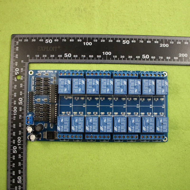 1 peça módulo de relé 12v 16 canais para arduino arm avr pic dsp placa ...