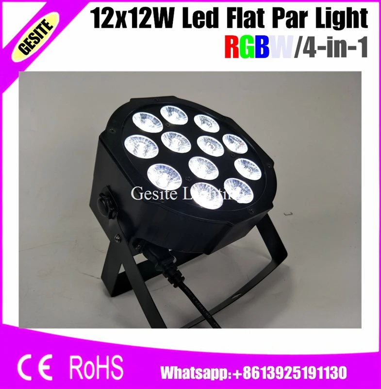 12pcs-LOT-Led-Par-Light-12x12W-RGBW-Color-Mixing-Slim-Led-Par-Cans-DJ ...