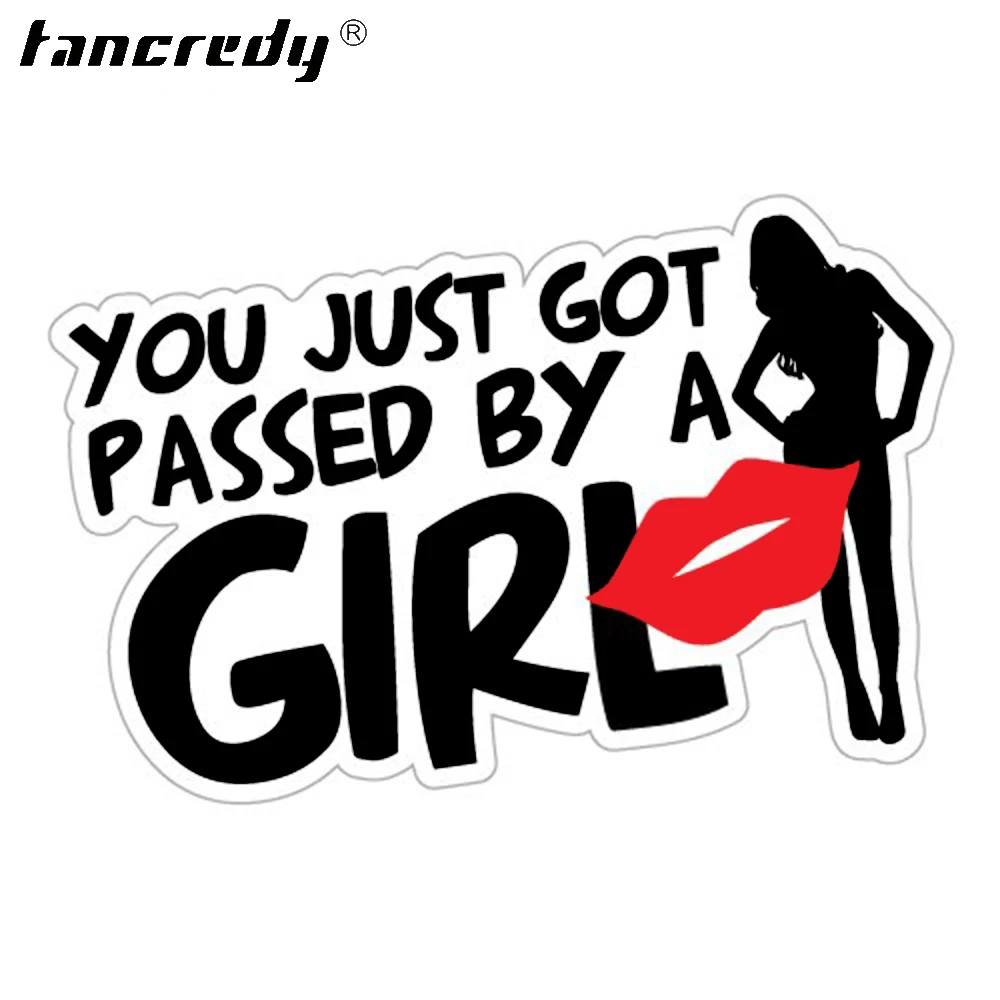 Tancredy 3D car styling sticekrs 11*7cm You Just Got Passed Car Sticker ...