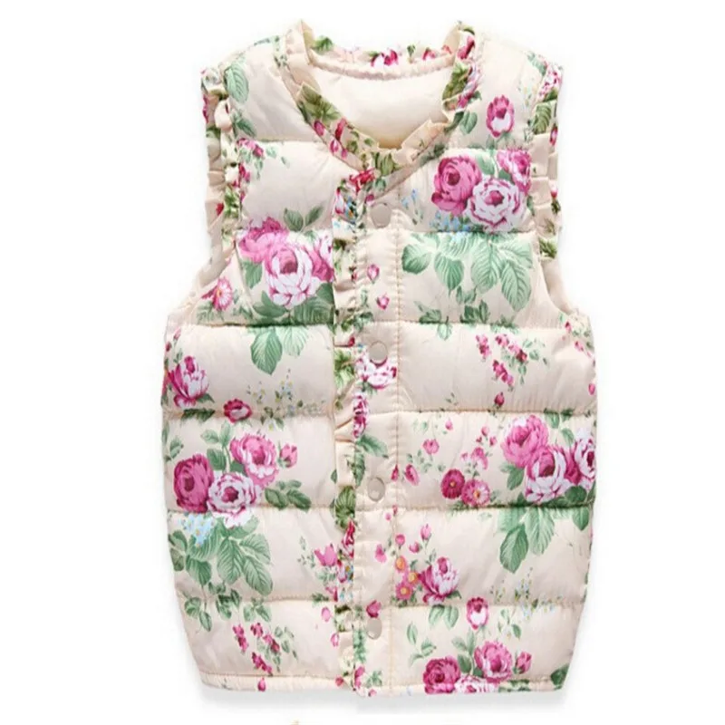 BibiCola Children Vest Coat Autumn Winter Baby Girls Waistcoat Kids ...