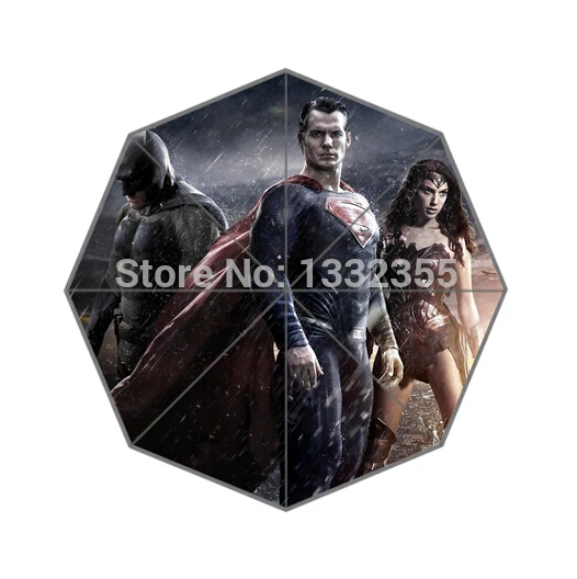 Fashion Design Umbrella Custom Batman Superman Wonder Woman Folding ...