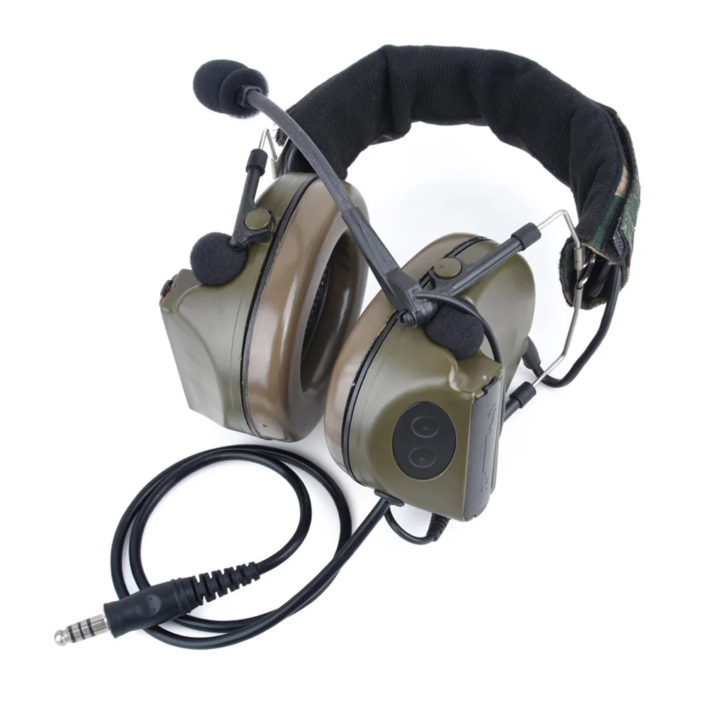 Tactical Headset Aviation headphone Comtac II Peltor Noise Canceling ...
