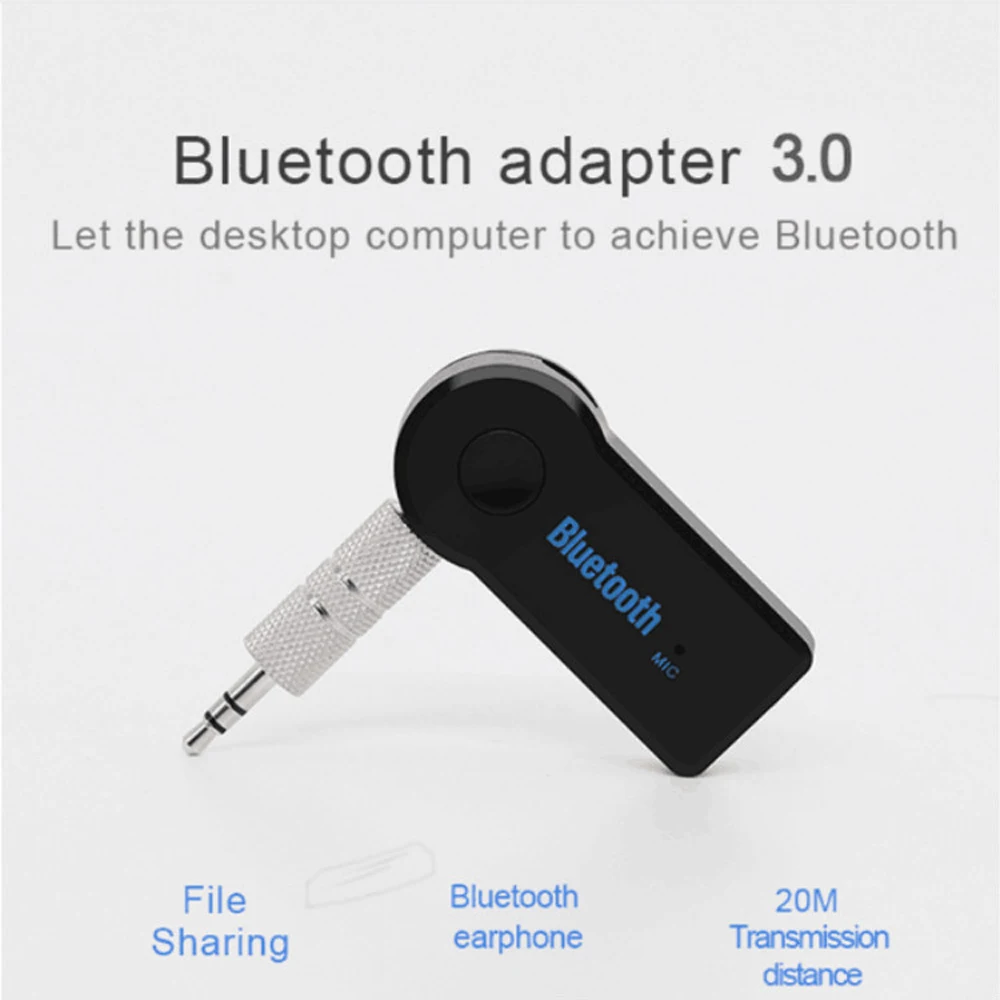 Wireless Bluetooth Receiver Speaker Headphone Adapter 3.5mm Streaming ...