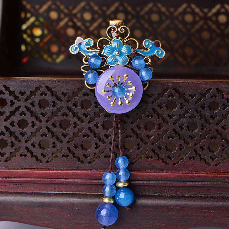 Yanting Cloisonne Цветочные украшения для волос для женщин классические ...