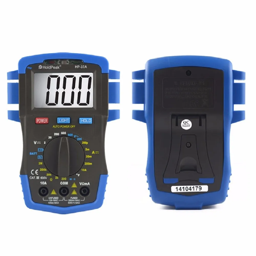 HP-37A Mini Professional Multimeter Manual Digital Multimetro (HP-37A)