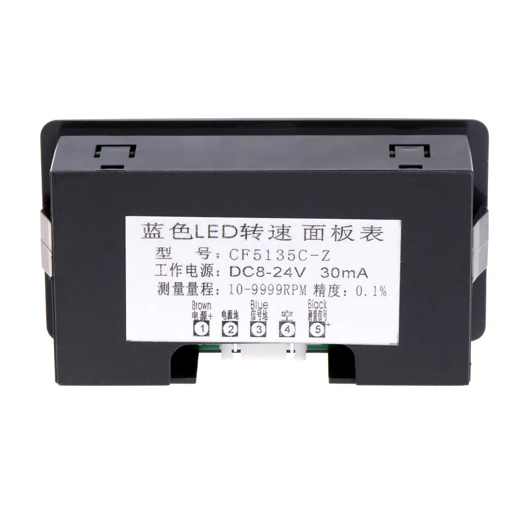 4 Digital LED Tachometer RPM Speed Meter+Proximity Switch Sensor NPN ...