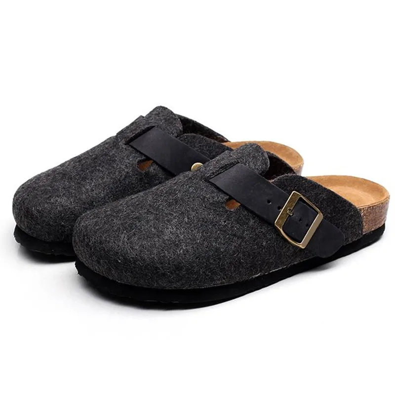COSMAGIC 2018 New Summer Beach Cork Slippers Casual Women Solid Buckle ...