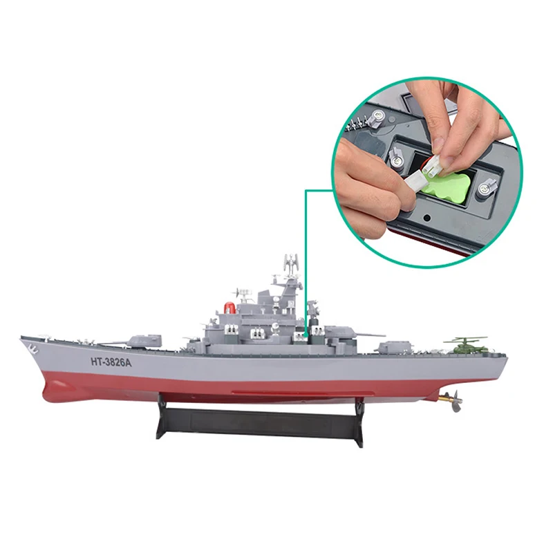 RC Boat 1:250 WarShip Remote Control Military Battleship Central ...