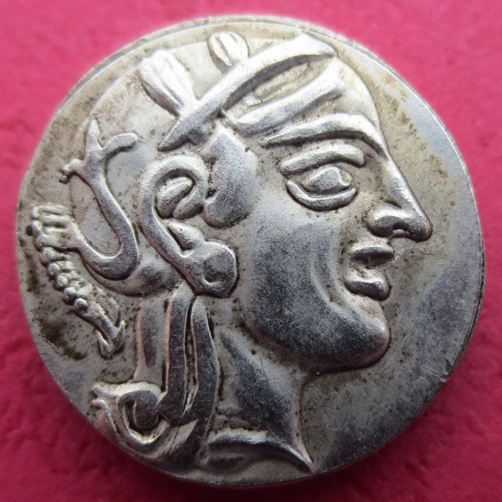 מטבעות מטבע שאינם - G(02)Ancient Athens Greek Silver Drachm - Atena ...