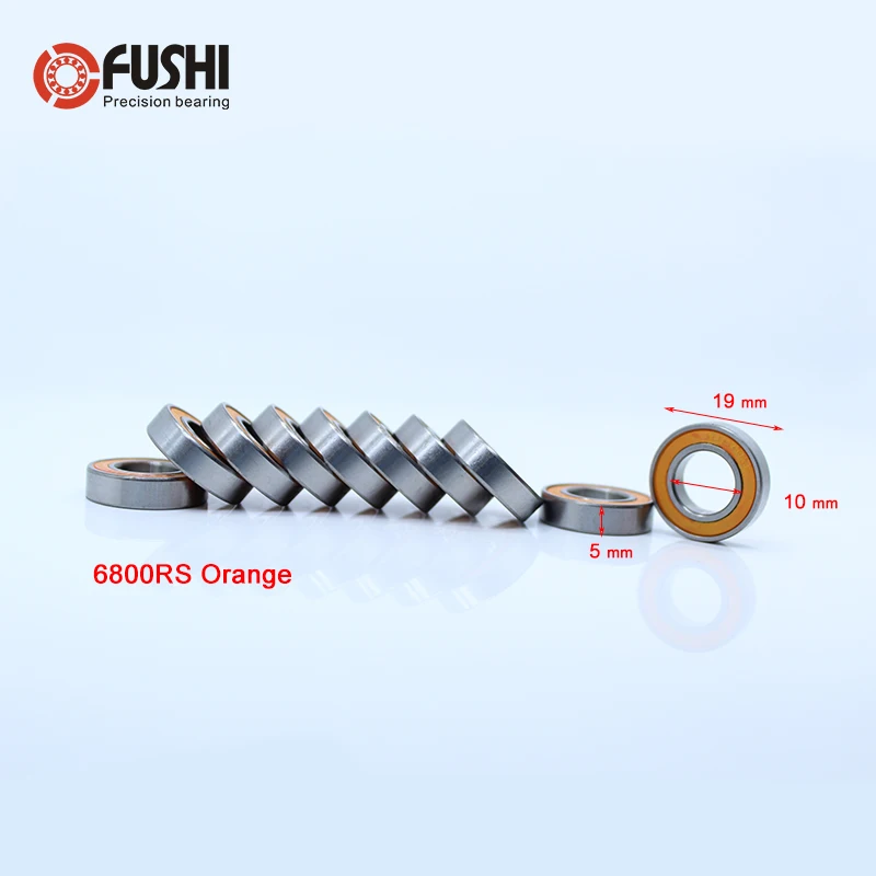 Aliexpress.com : Buy 6800RS Bearing ABEC 3 (10PCS) 10*19*5 mm Thin ...