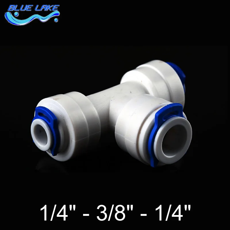 Adapter T shape,Water purifier water pipe Connector,1/4" 3/8" 1/4"pipe ...