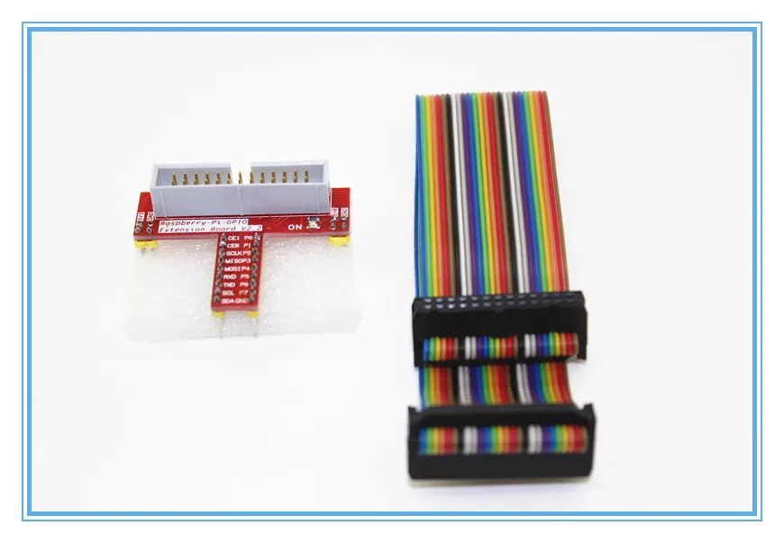 1set Raspberry Pi Gpio Extension Board 26 Pin Extension Flat Ribbon Cable Wire In Integrated