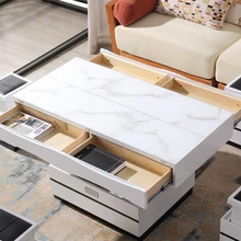 electric multifunction foldable Coffee Table Living Room liftable and ...